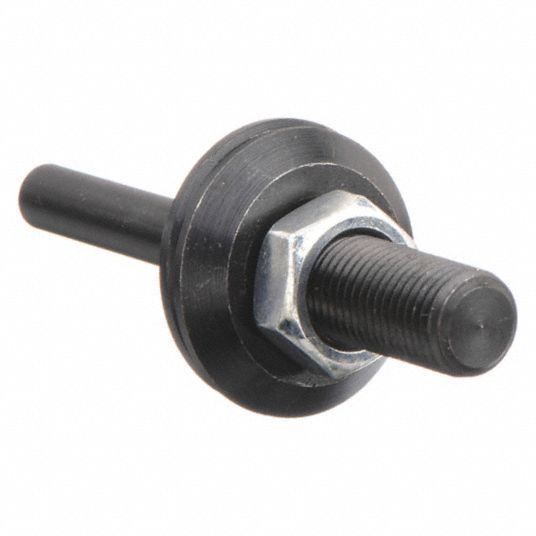 NORTON, 1/4 in Shank, For 3/8 in Wheel Arbor, Unitized Wheel Mandrel ...