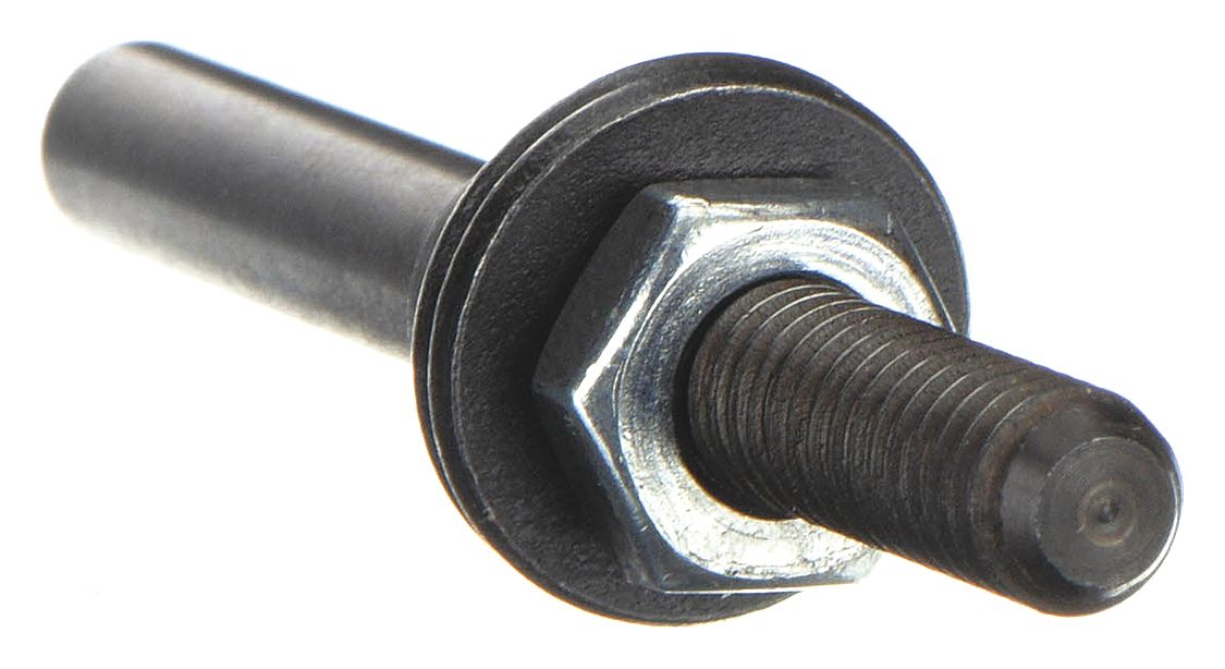 NORTON, 1/4 in Shank, For 1/4 in/5/16 in Wheel Arbor, Unitized Wheel ...