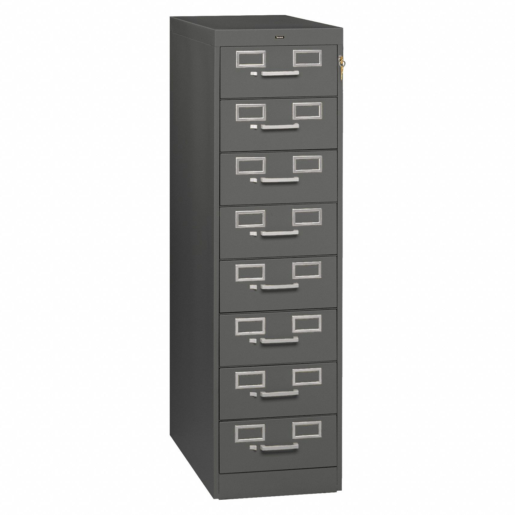 TENNSCO, Medium Grey, 8 Drawers, Vertical File Cabinet - 270L98|CF-846 ...
