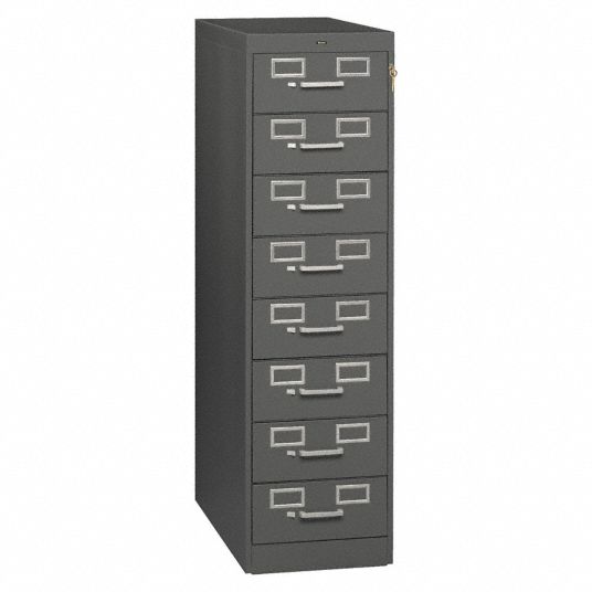 TENNSCO, Medium Grey, 8 Drawers, Vertical File Cabinet - 270L98|CF-846 ...