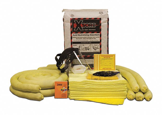 Spill Kit,Acid Neutralizer,30 gal. - Grainger