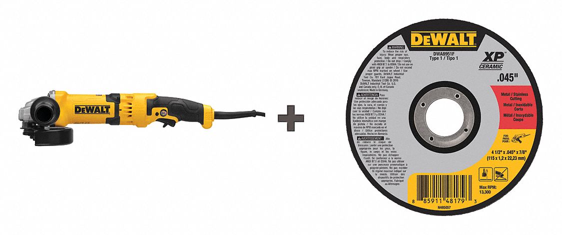DEWALT, Trigger, 120V AC, Angle Grinder - 272JM5|DWE43116/ DWA8951F ...