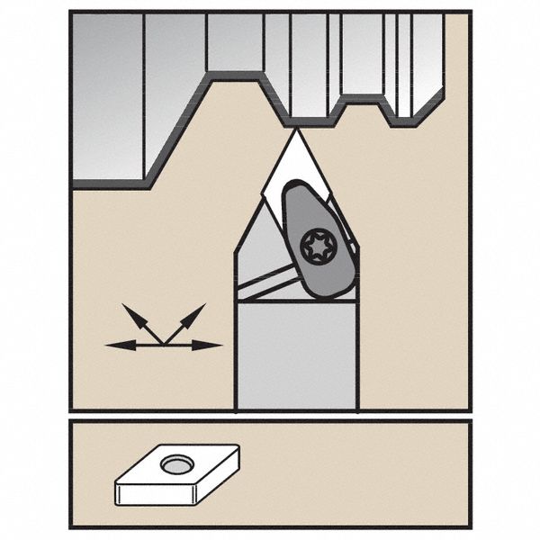 WIDIA, DDNN Toolholder, DN Insert, Indexable Turning Toolholder ...