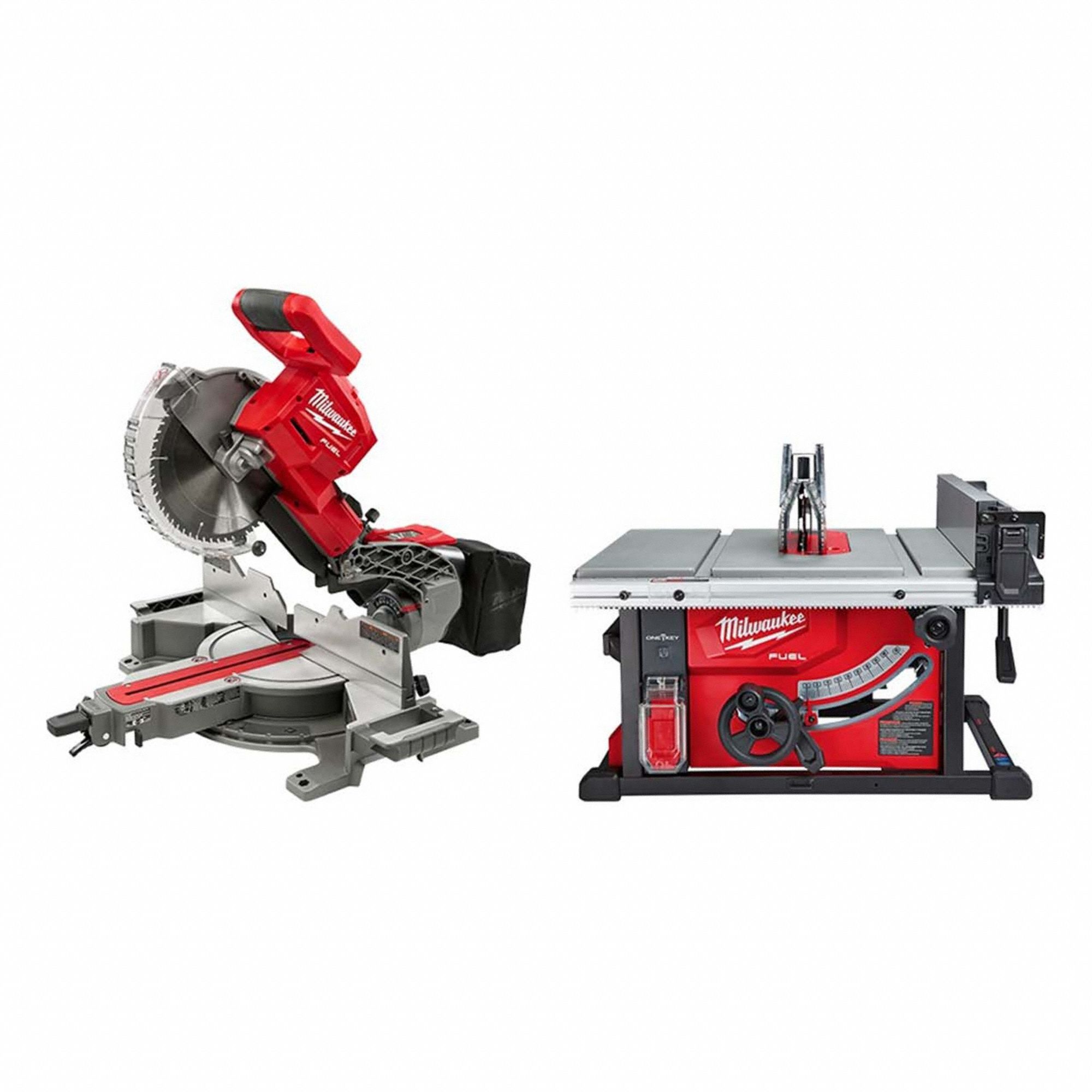 MILWAUKEE, 2 Tools, Miter Saw/Table Saw, Miter Saw and Table Saw ...