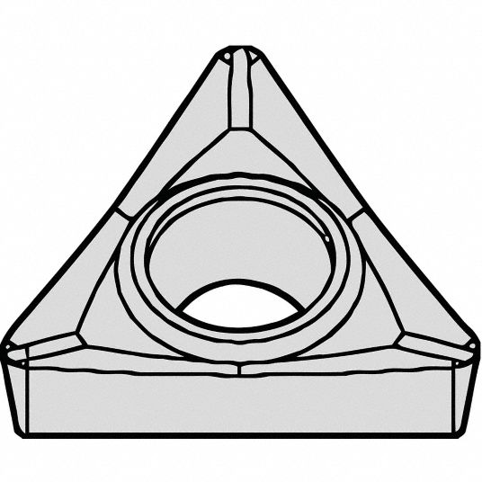 WIDIA, 1/4 in Inscribed Circle, Neutral, Diamond Turning Insert ...