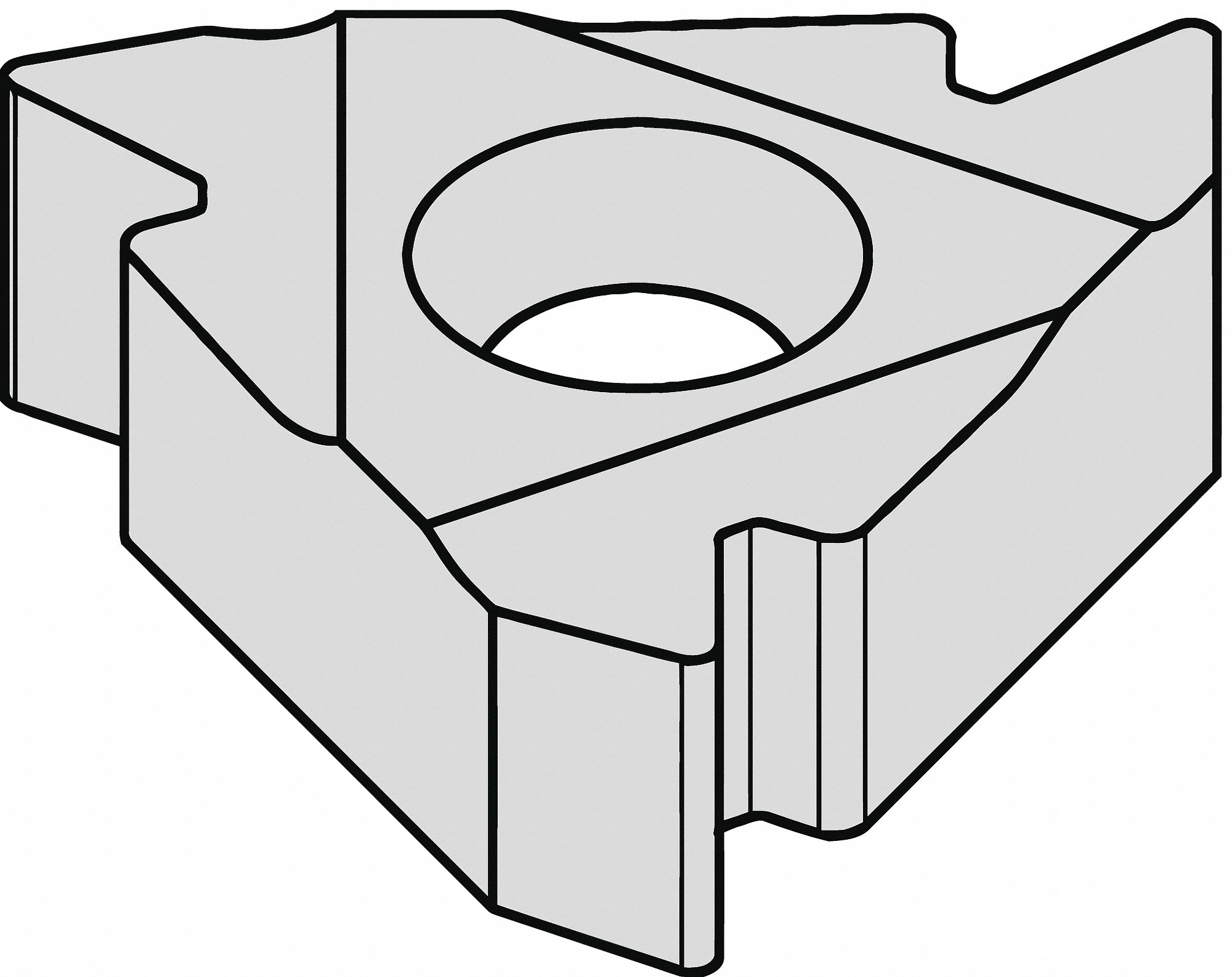 WIDIA, Partial Profile 60°, Internal, Threading Insert - 273MR5|2IRA60 ...