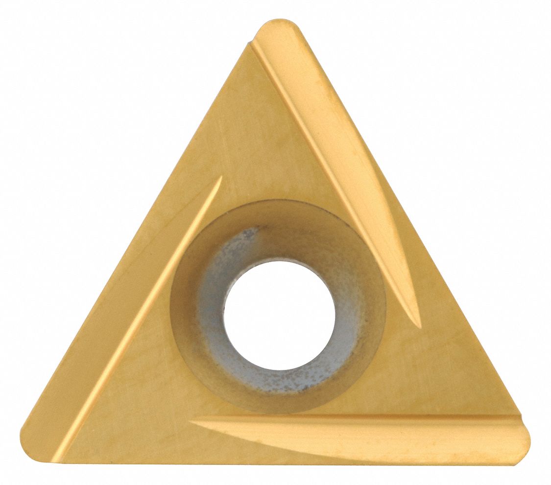 WIDIA, 3/8 in Inscribed Circle, Left Hand, Triangle Turning Insert ...
