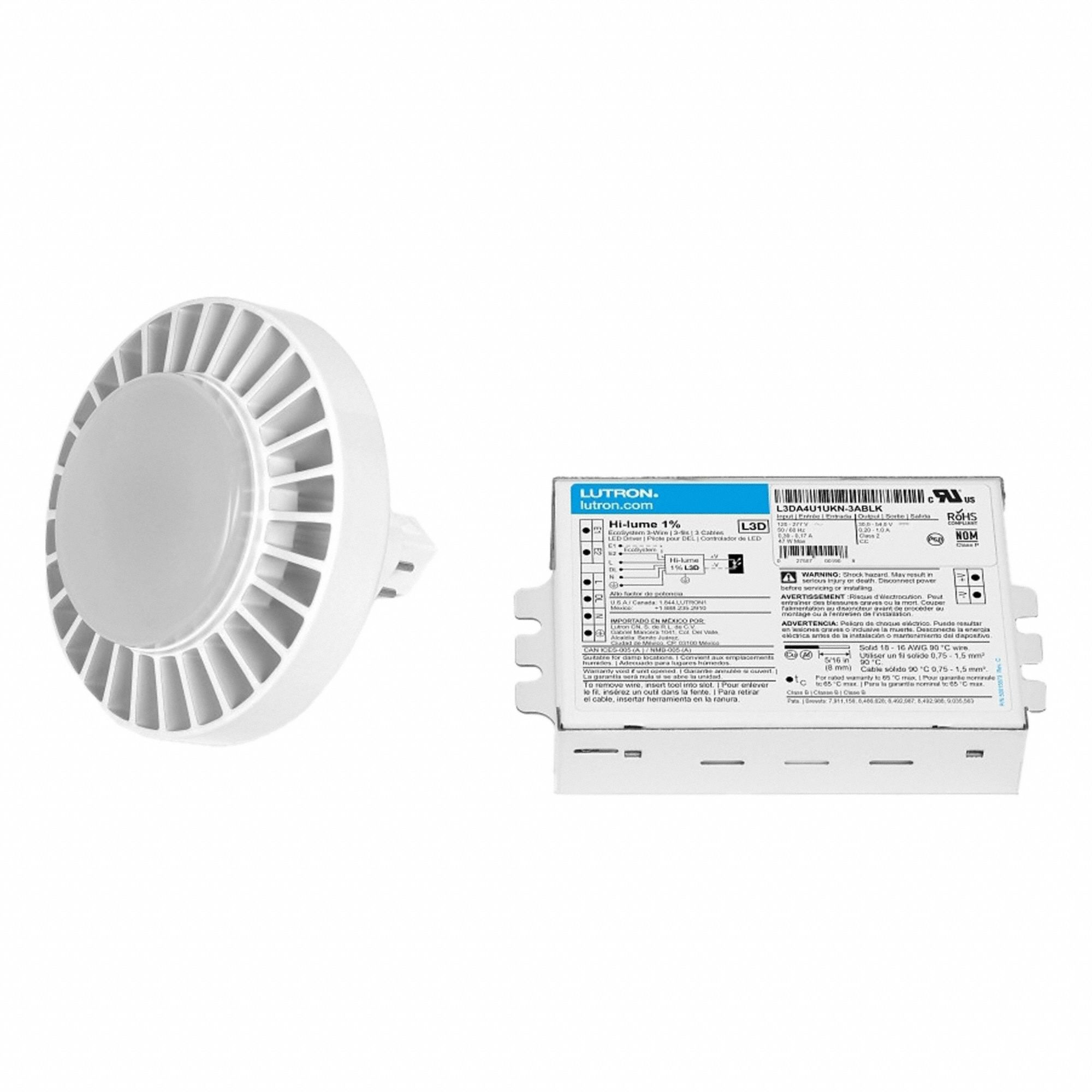 LUTRON, Hi-Lume 3-Wire, CFL, LED Kit - 834DE4|3LDPCF-1K30-1 - Grainger