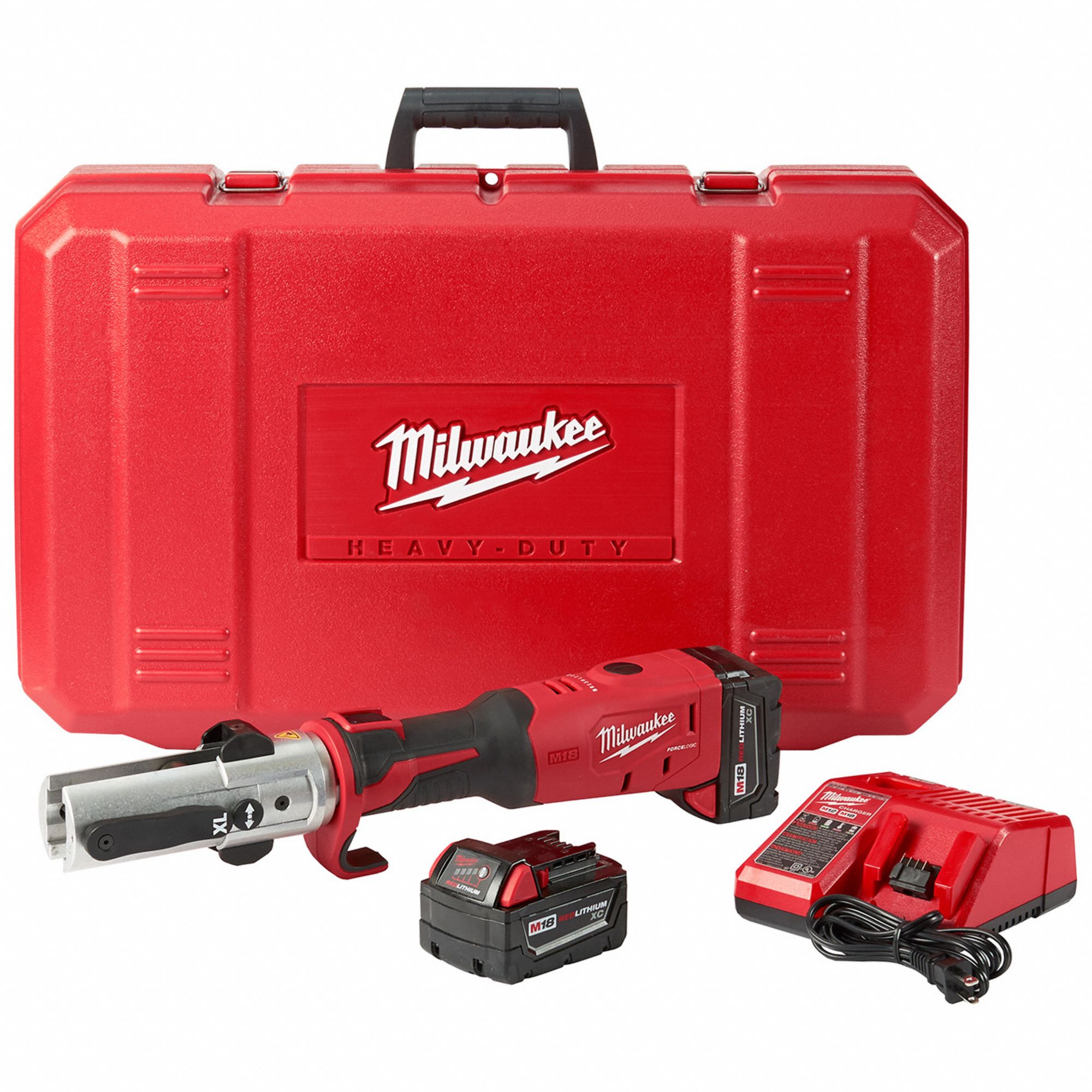 MILWAUKEE, M18™ REDLITHIUM™, Extended, Cordless Press Tool Kit - 54YR07 ...
