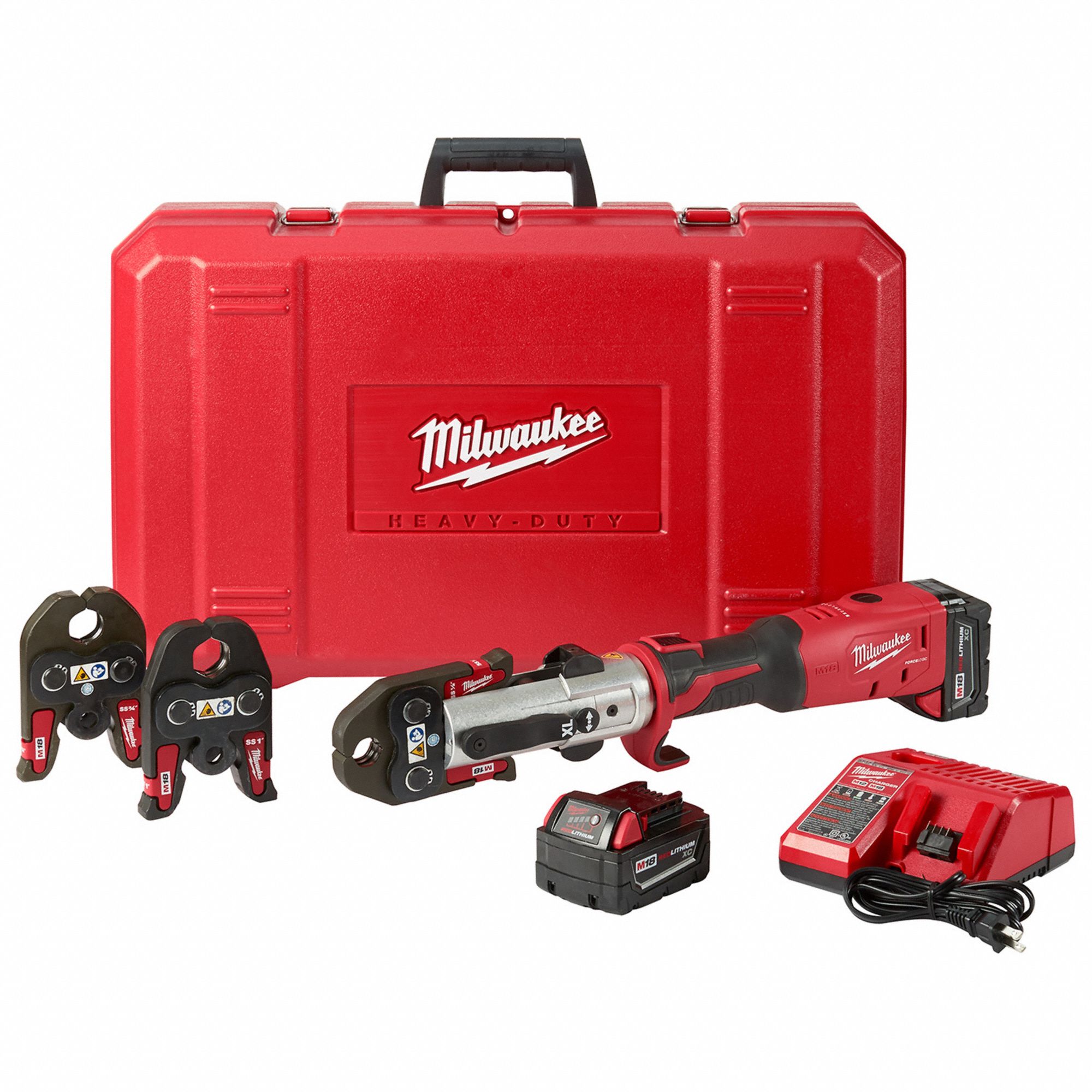 MILWAUKEE, M18™ REDLITHIUM™, Extended, Cordless Press Tool Kit - 54YR06 ...
