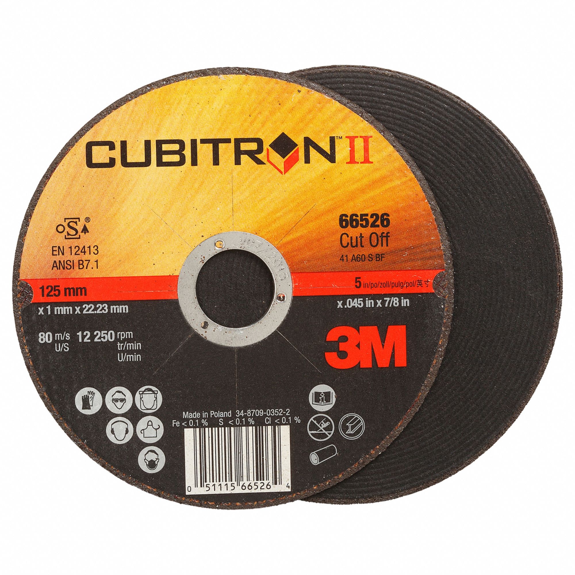 CUBITRON, 50, PK, Abrasive Cut-Off Wheel - 277J56|66526 - Grainger