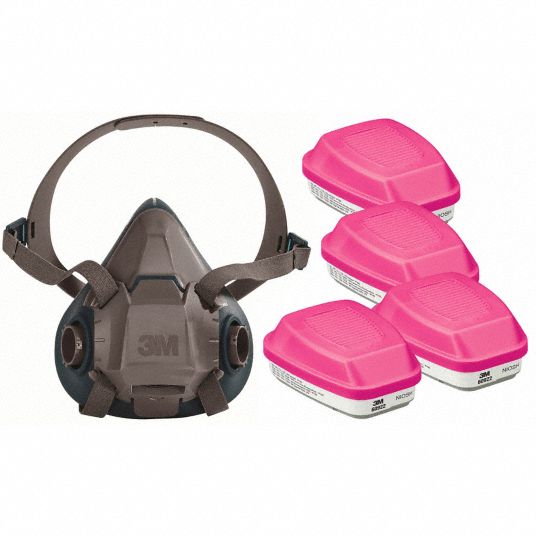 3M, 4 Cartridges Included, (4) Acid Gas (AG), P100 Combo Cartridge ...