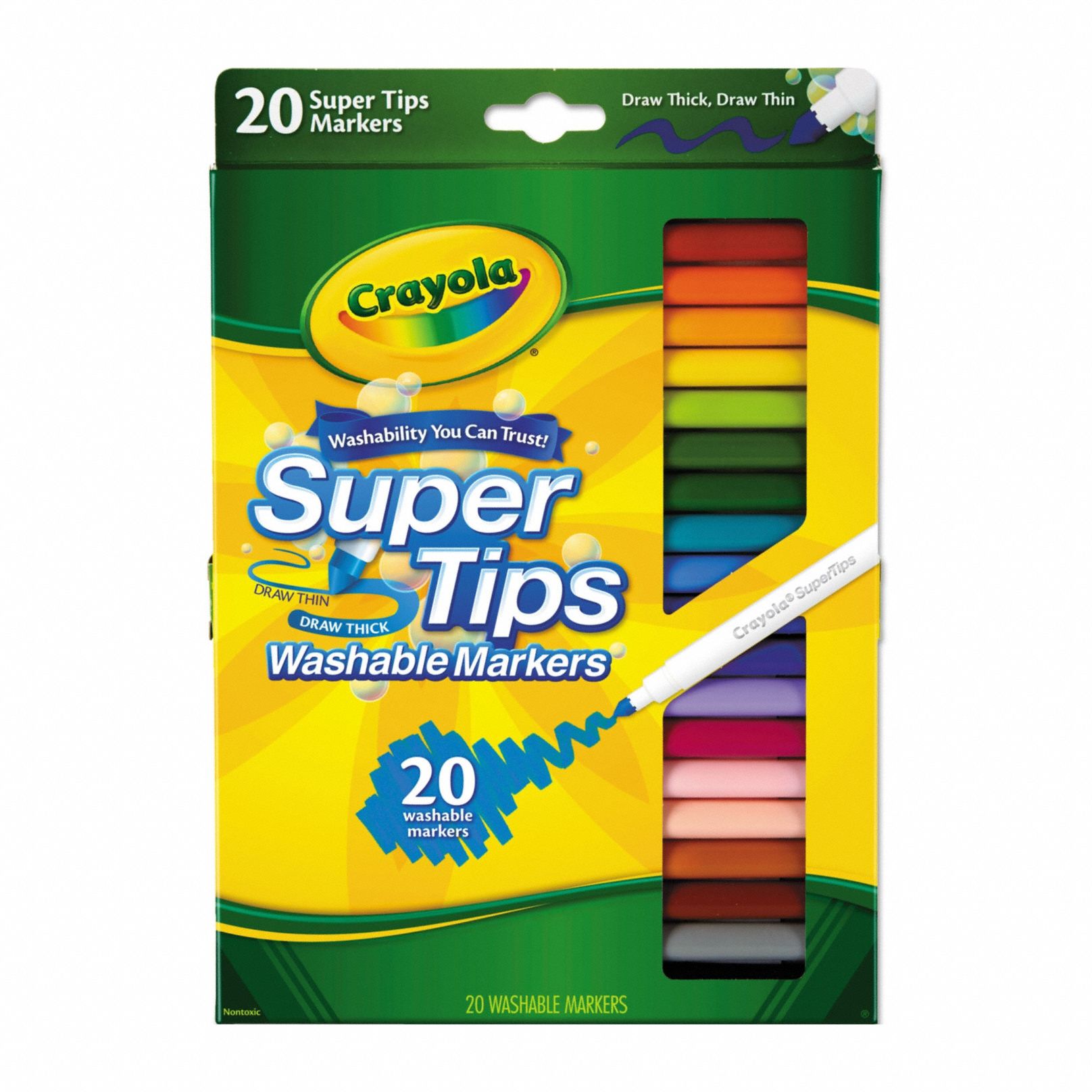 CRAYOLA, Bullet, Capped, Art Marker Set - 841WX0|588106 - Grainger