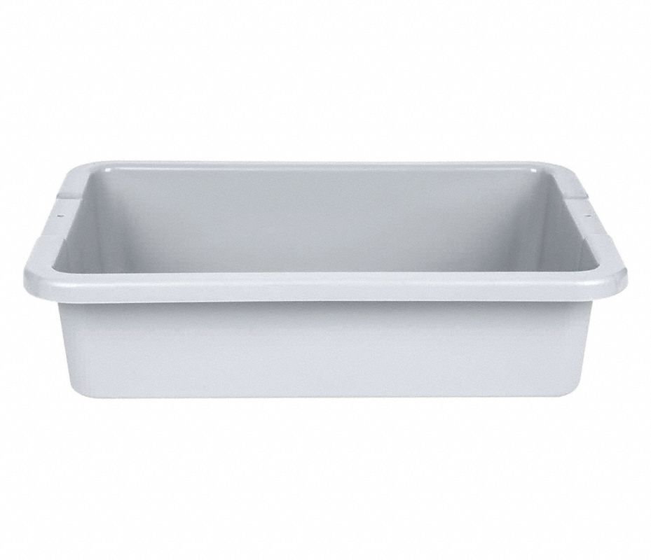 RUBBERMAID COMMERCIAL PRODUCTS Caja Utilitaria,Gris,15"An,20" L ...