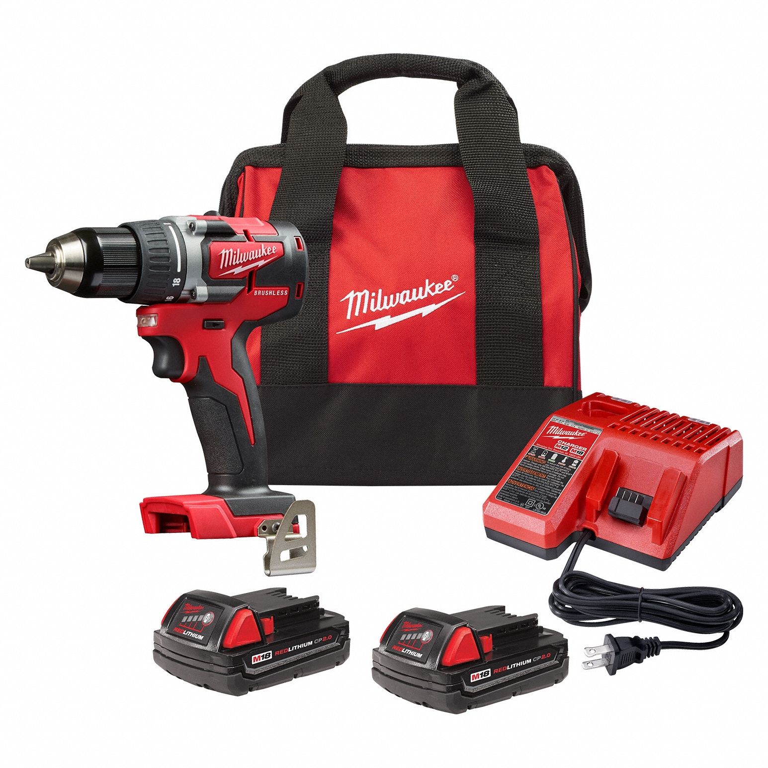 MILWAUKEE Kit de Taladro Inalámbrico M18™ 18.0V 1/2" - Taladros ...