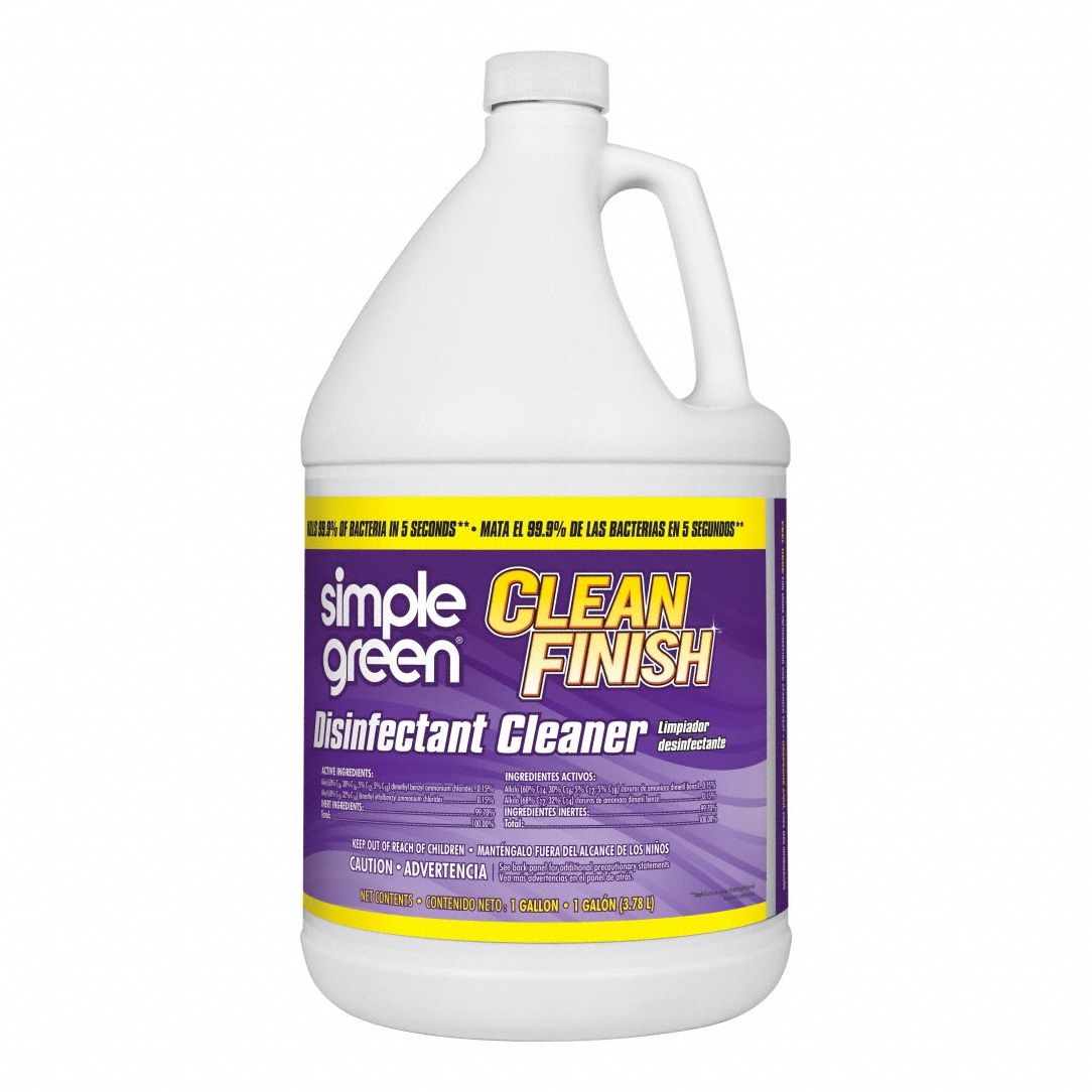SIMPLE GREEN, Jug, Ready to Use, Cleaner Disinfectant - 420A75 ...