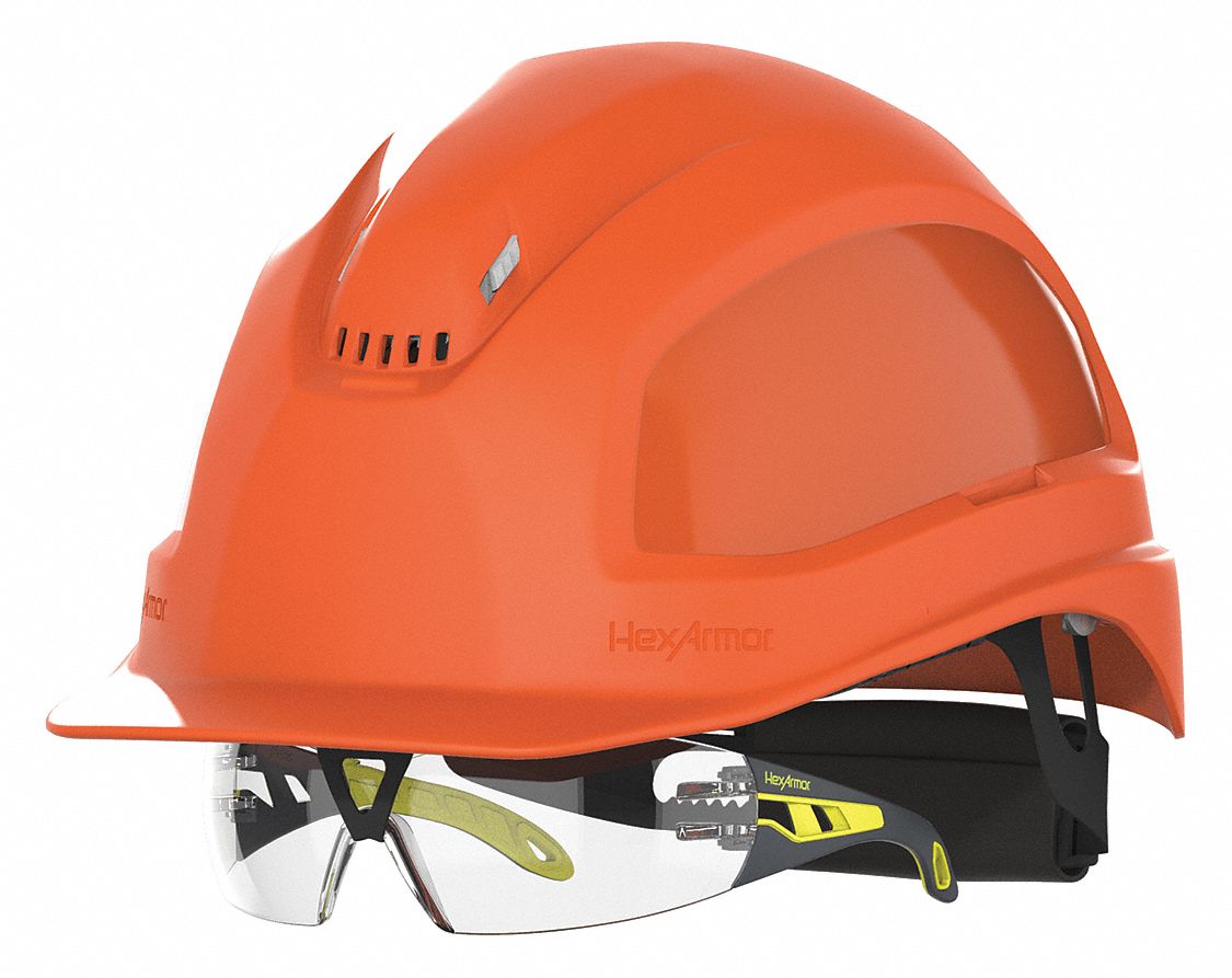 Orange, No Graphics, Hard Hat - 281JV7|16-16005 - Grainger