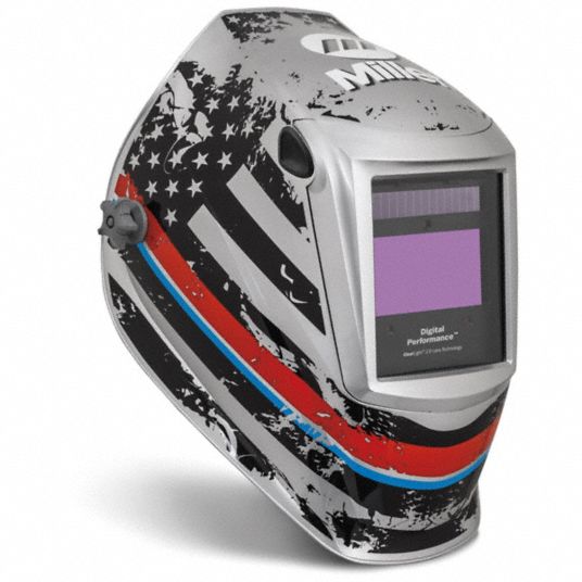 MILLER, Auto-Darkening, 3 Arc Sensors, Welding Helmet - 799Z81|282006 ...