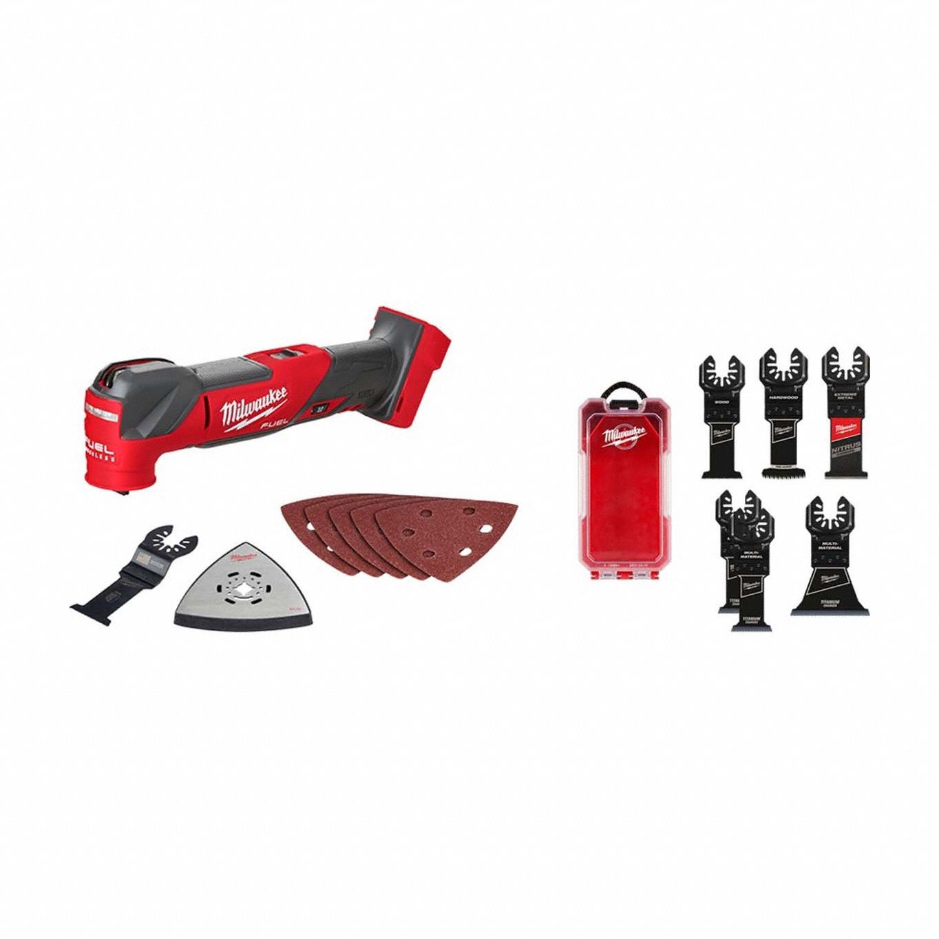 4.2° Oscillation Angle, Brushless Motor, Oscillating Tool and Blade Set ...