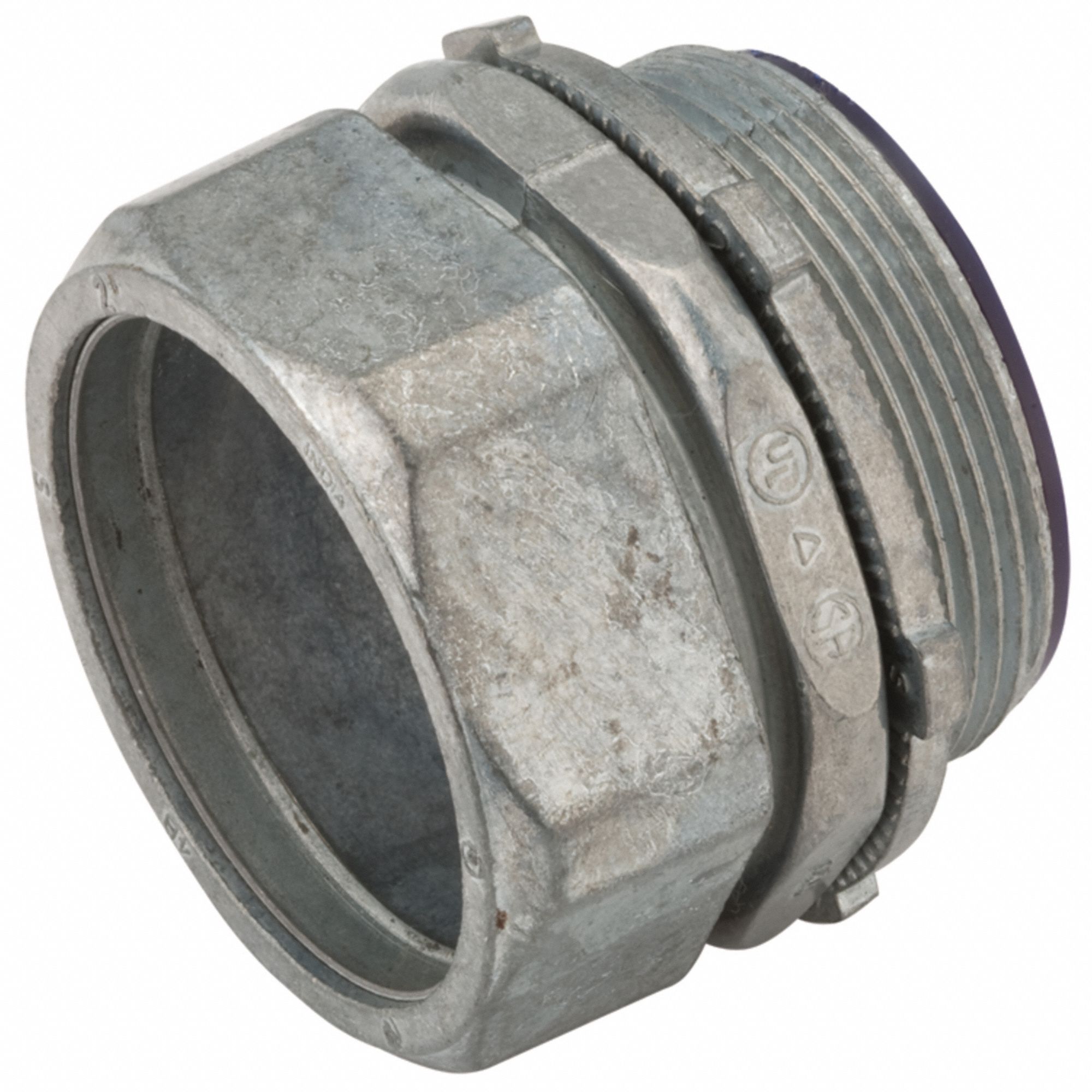 Zinc, 2 in Trade Size, Compression Conduit Connector - 43GY89|2838 ...
