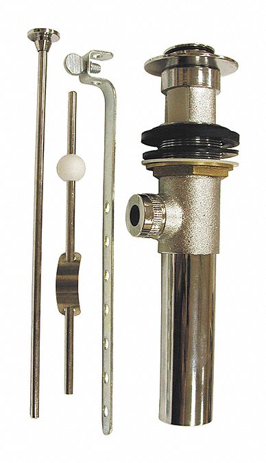 JONES STEPHENS, 8 in Overall Ht, Brass, Drain Assembly - 284G06|P35001 ...