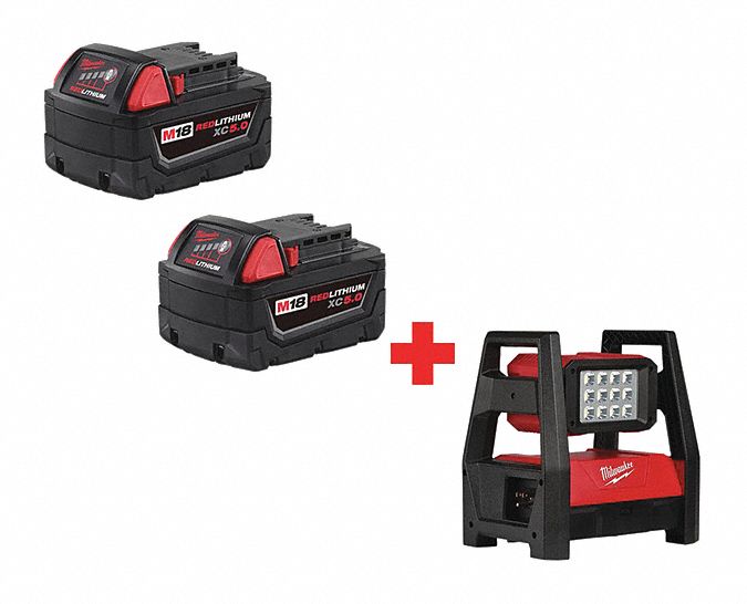 MILWAUKEE, M18™ REDLITHIUM™, Battery Included, Cordless Work Light ...