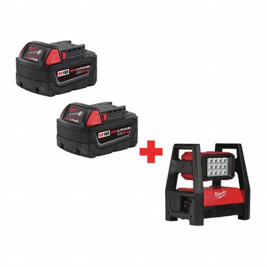 MILWAUKEE, M18™ REDLITHIUM™, Battery Included, Cordless Work Light ...