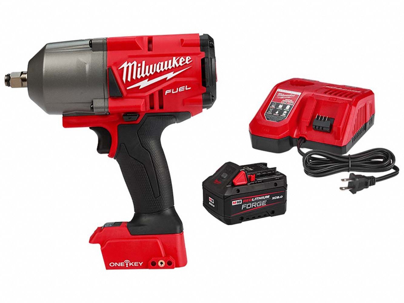 MILWAUKEE TOOL & EQUIPMENT, 1/2 in Drive Size, 1,000 ft-lb Fastening ...