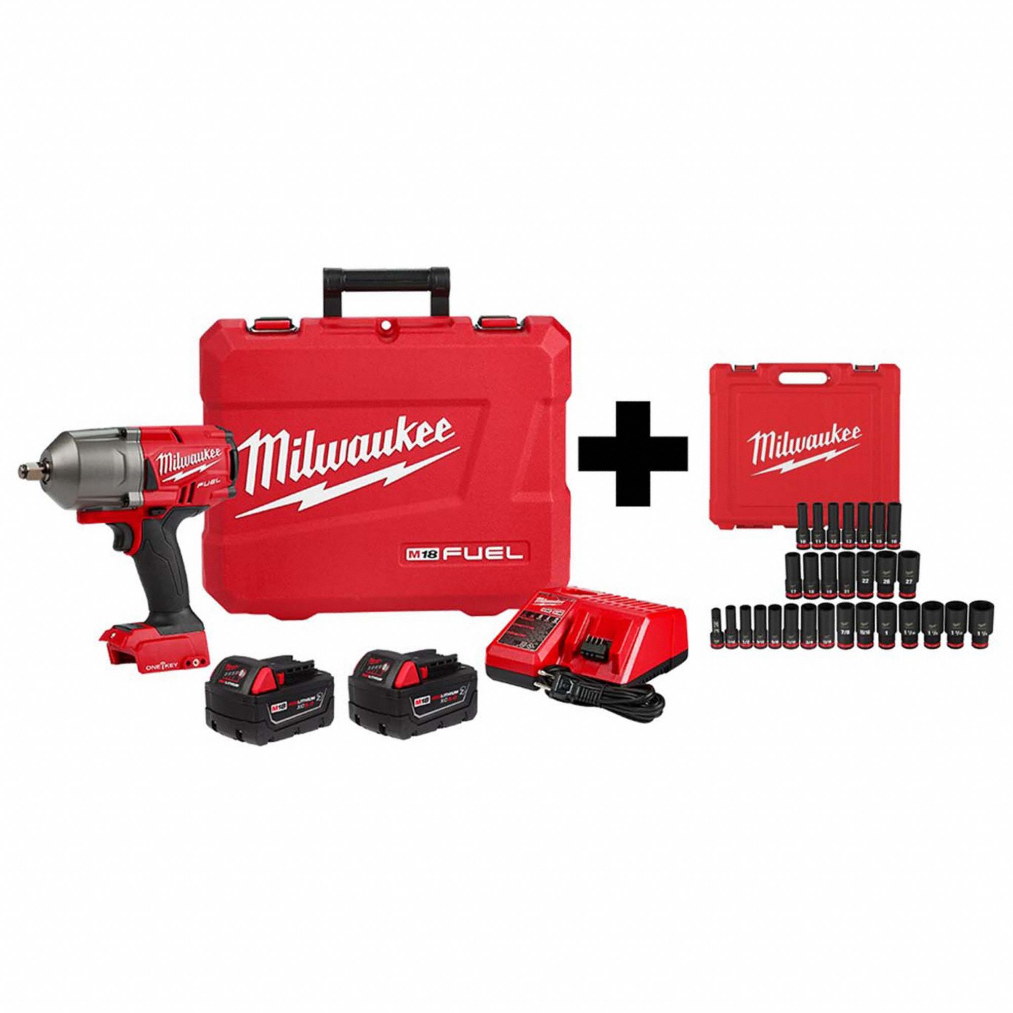 1 2 In Drive Size 1 000 Ft lb Fastening Torque Impact Wrench Kit