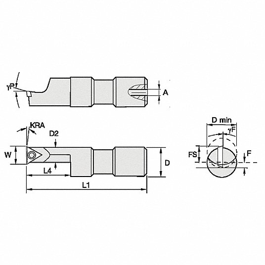WIDIA, TP Insert, Triangle, Indexable Boring Bar - 287AY4 ... WIDIA, TP Insert, Triangle, Indexable Boring Bar - 287AY4 ...