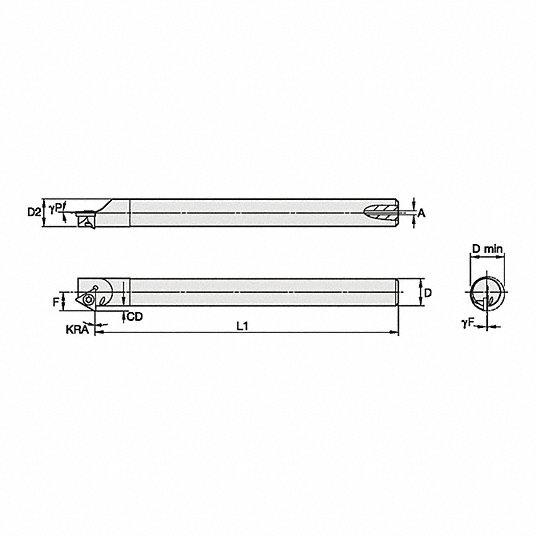 WIDIA, TD Insert, Triangle, Indexable Boring Bar - 287CG7|FSRI3123560R ... WIDIA, TD Insert, Triangle, Indexable Boring Bar - 287CG7|FSRI3123560R ...
