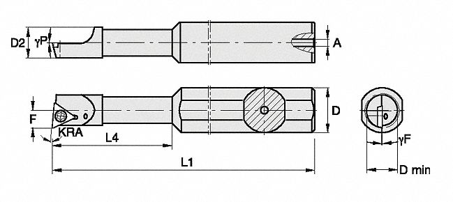 WIDIA, TD Insert, Triangle, Indexable Boring Bar - 287CH3 ... WIDIA, TD Insert, Triangle, Indexable Boring Bar - 287CH3 ...