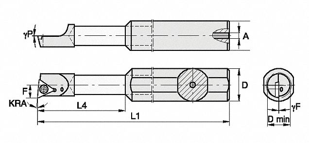 WIDIA, TD Insert, Triangle, Indexable Boring Bar - 287CF7 ... WIDIA, TD Insert, Triangle, Indexable Boring Bar - 287CF7 ...