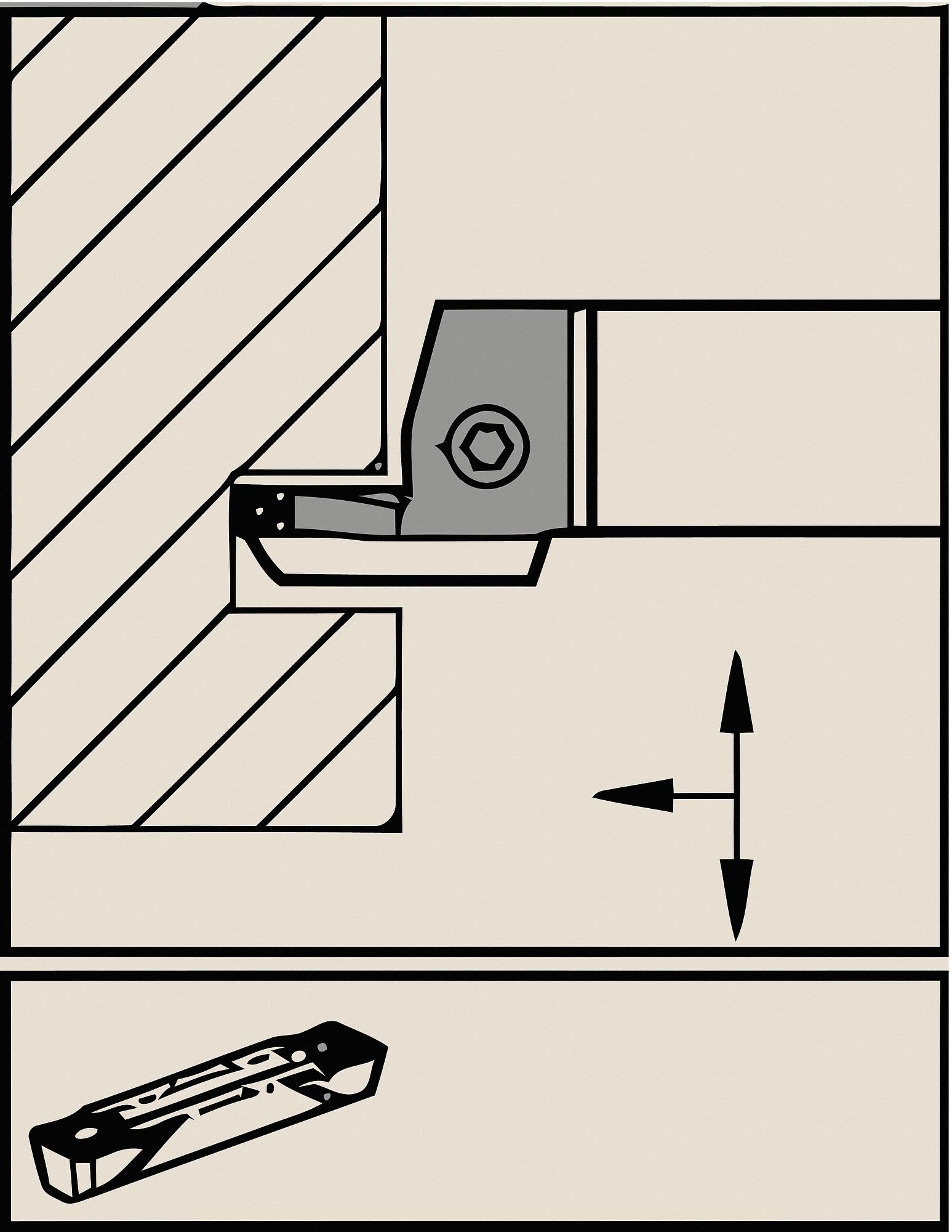 WIDIA, WMTS300M3P03PT Insert, Square, Indexable Thread Turning Tool ...