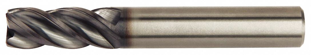 WIDIA HANITA, Carbide, AlTiN Coated, Corner Radius End Mill - 287PN6|4777100R4TN - Grainger