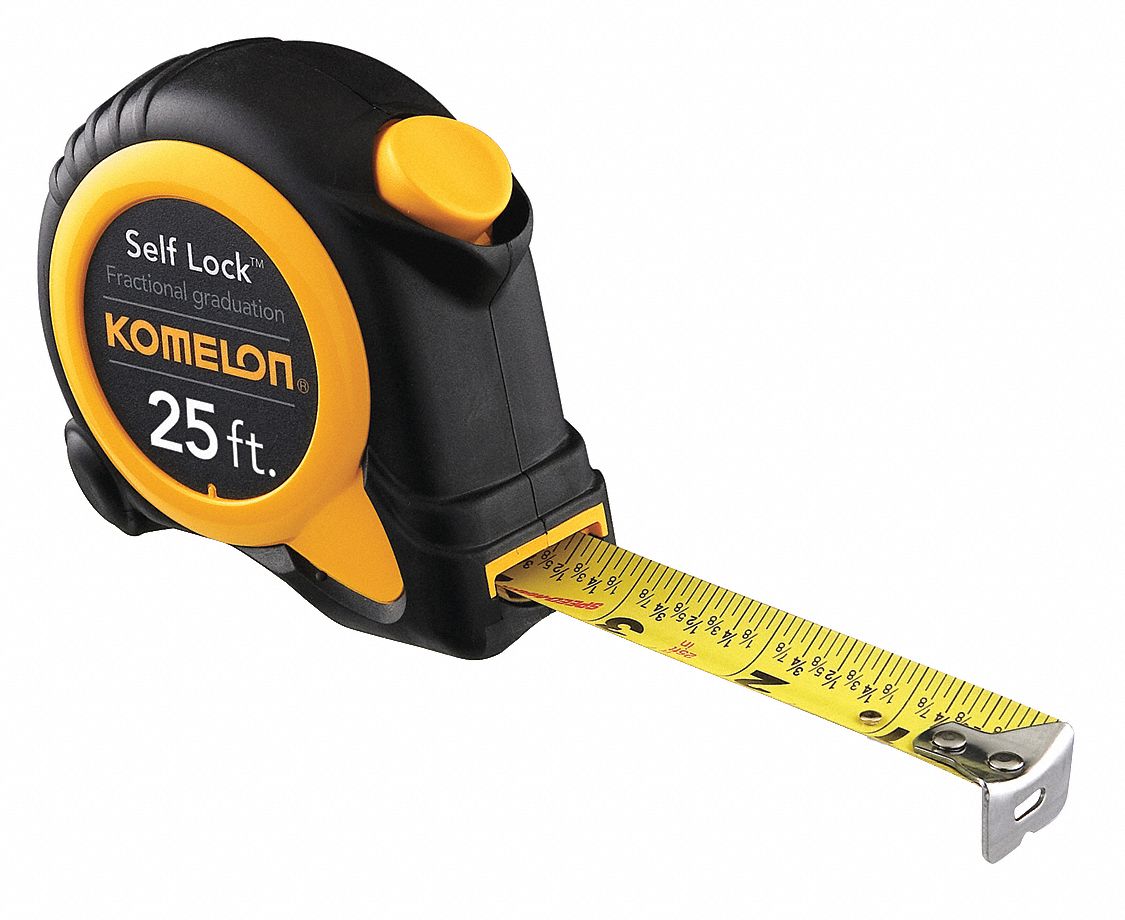 KOMELON, SL2925, Tape Measure - 287W28|SL2925 - Grainger