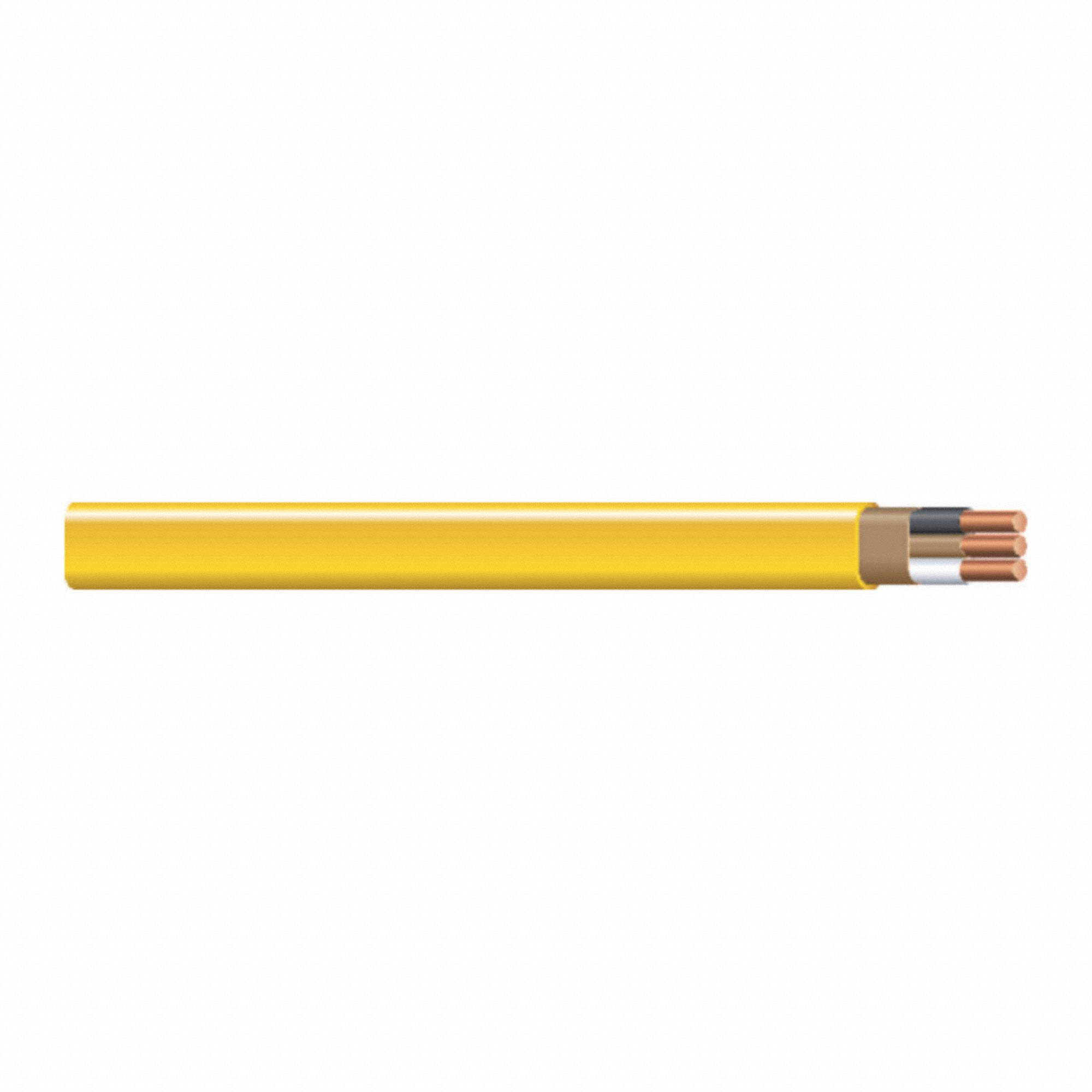 SOUTHWIRE, 12 AWG, 2 Conductors, Nonmetallic Sheathed Cable - 825XA8 ...