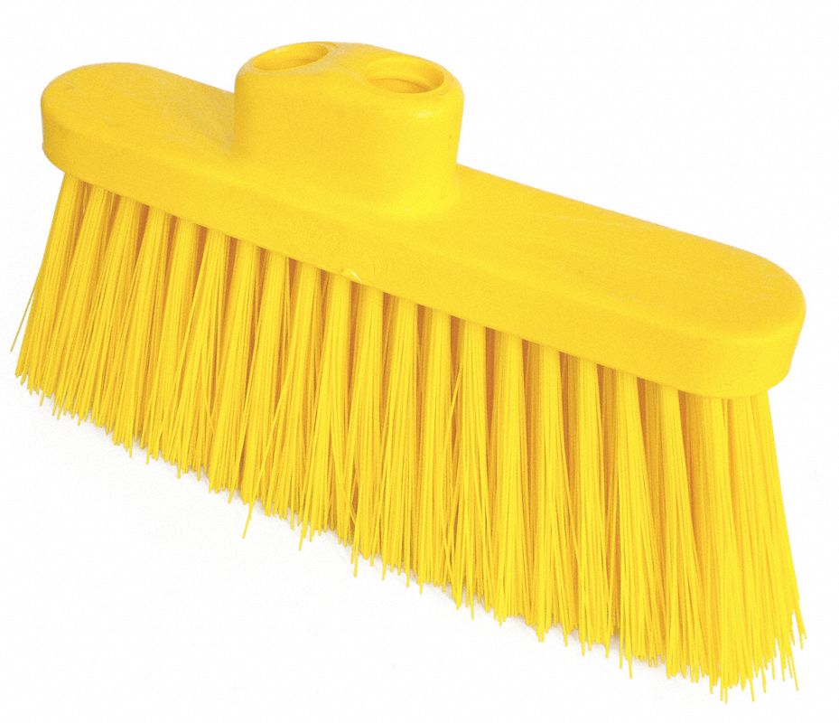 BRUSHTECH Escoba, PBT, 10-7/10", Amarillo, 10.7" - 28A072 | 4702Y ...