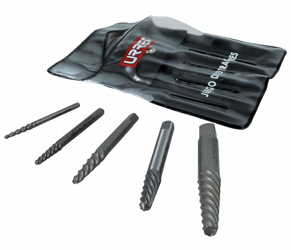 URREA Juego de Extractores 6 piezas - Juegos de Extractores de Pernos y ...