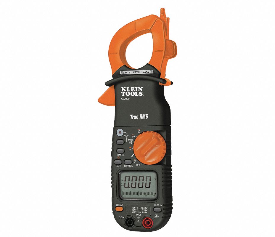 KLEIN TOOLS Multímetro de Gancho 400A 750V 1-1/4" - 28A832 | CL2000 ...