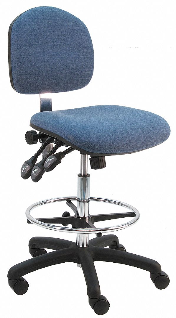 BENCHPRO, Lincoln, Blue, Drafting Chair - 28AD54|LNT-FB-TLC-WW-BLUE ...