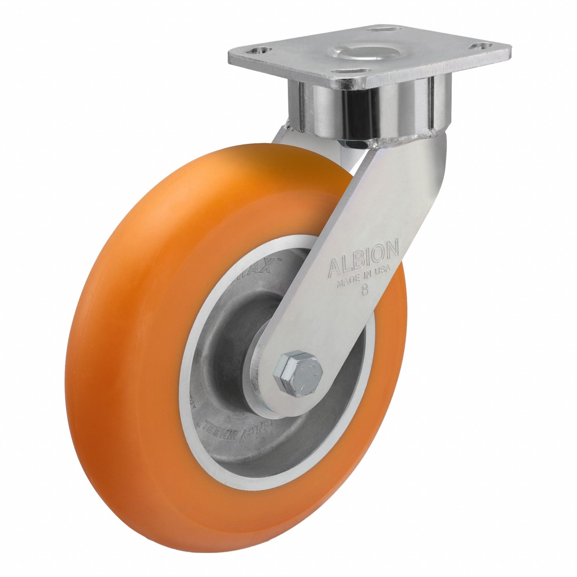 ALBION, Swivel, No Brake, Plate Caster - 846TF7|28AN08228S01 - Grainger