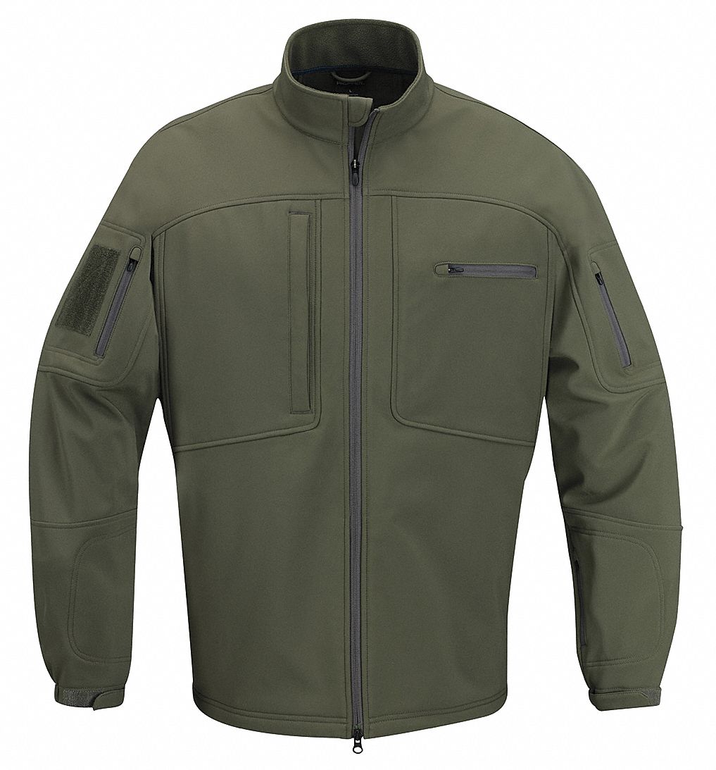 Jacket, 2XL Fits Chest Size 50" to 52", Olive Color - Grainger
