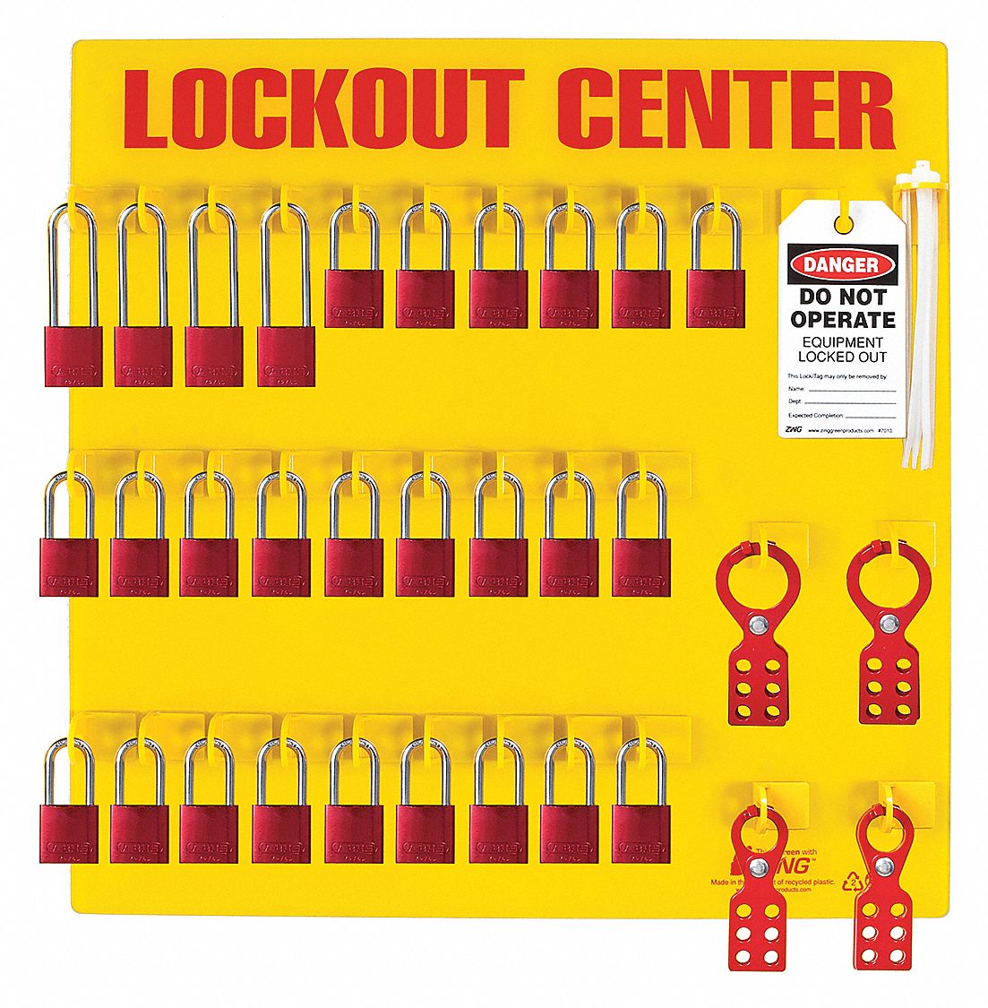 ZING, 52 Components Included, Gen, Lockout Station - 28AV81|2729 - Grainger