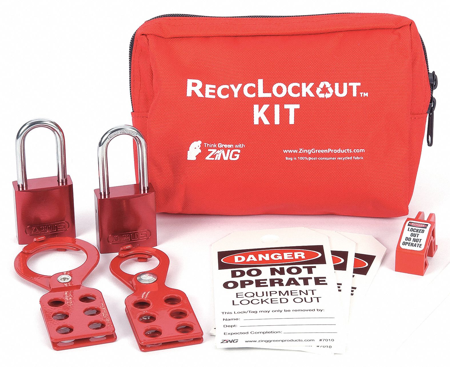 ZING, Electrical, Keyed Different Padlocks, Lockout Kit - 28AV83|2731 ...