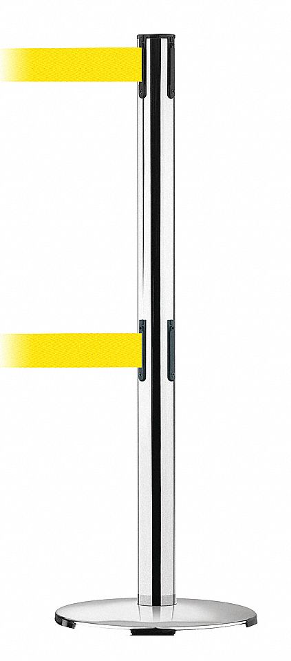TENSATOR POST,DOUBLE BELT,POLISHED SS - Barrier Posts with Belts ...