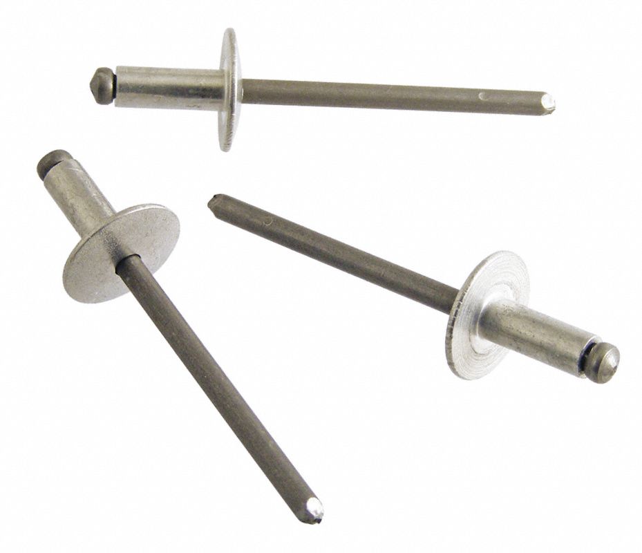 POP Remache Abierto Aluminio , Acero , Piezas por paquete: 200 - 28C070 ...