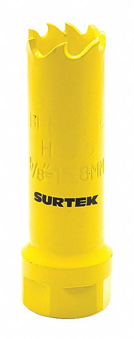 SURTEK Cortacírculos 5/8", 1-1/2 Profundidad Máx. de Corte, 4/6 Dientes ...