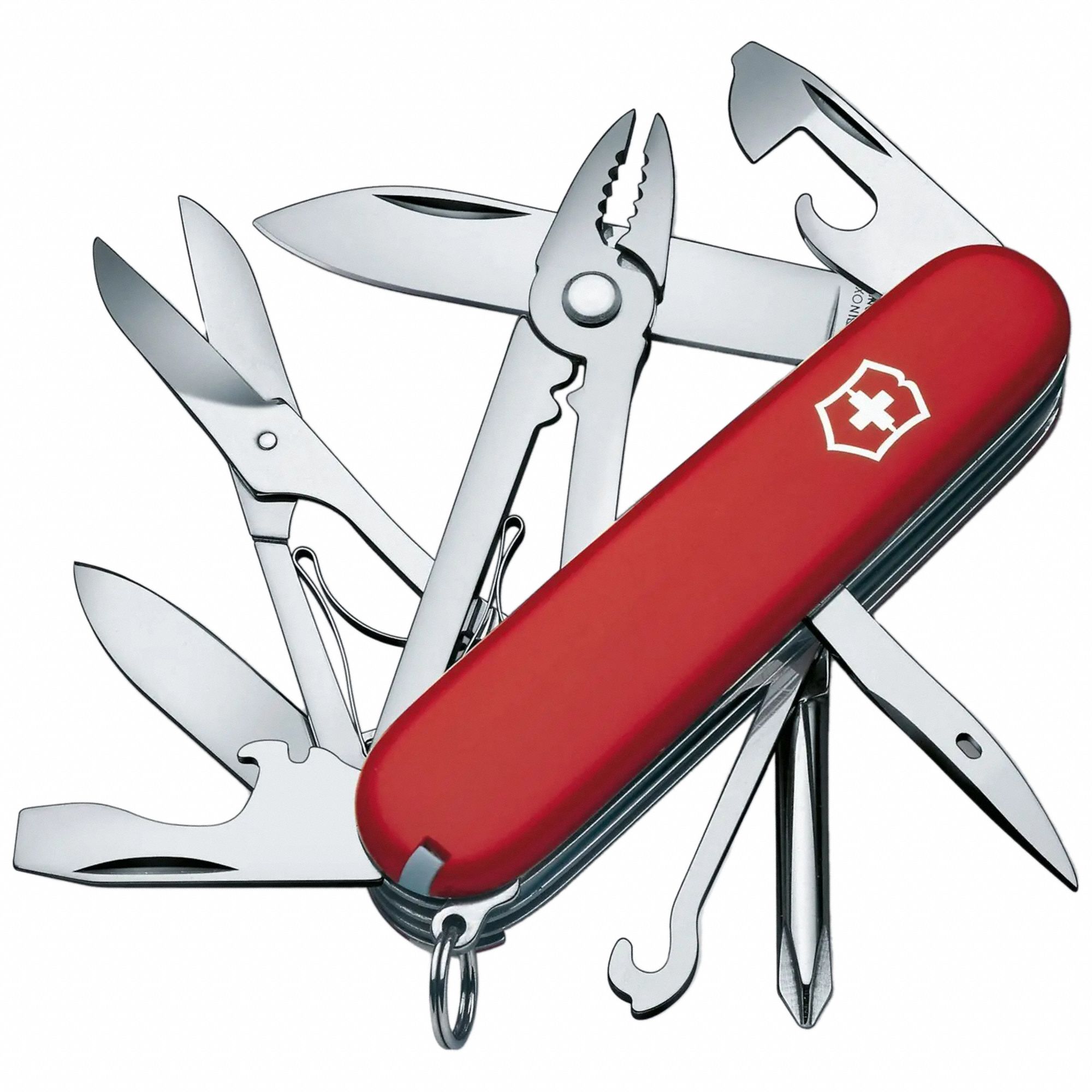 VICTORINOX Navaja Multiusos Deluxe Tinker con 17 herramientas Acero ...
