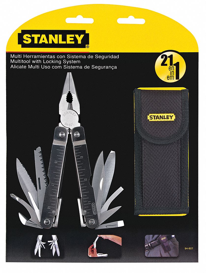 STANLEY Pinza Multiherramienta Acero Inoxidable Funciones: 21 - Pinzas ...